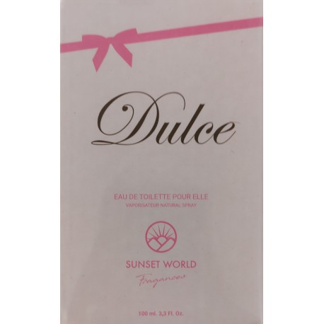 Dulce Eau de Toilette Pour Elle Spray de 100 ml - Sunset World Fragances